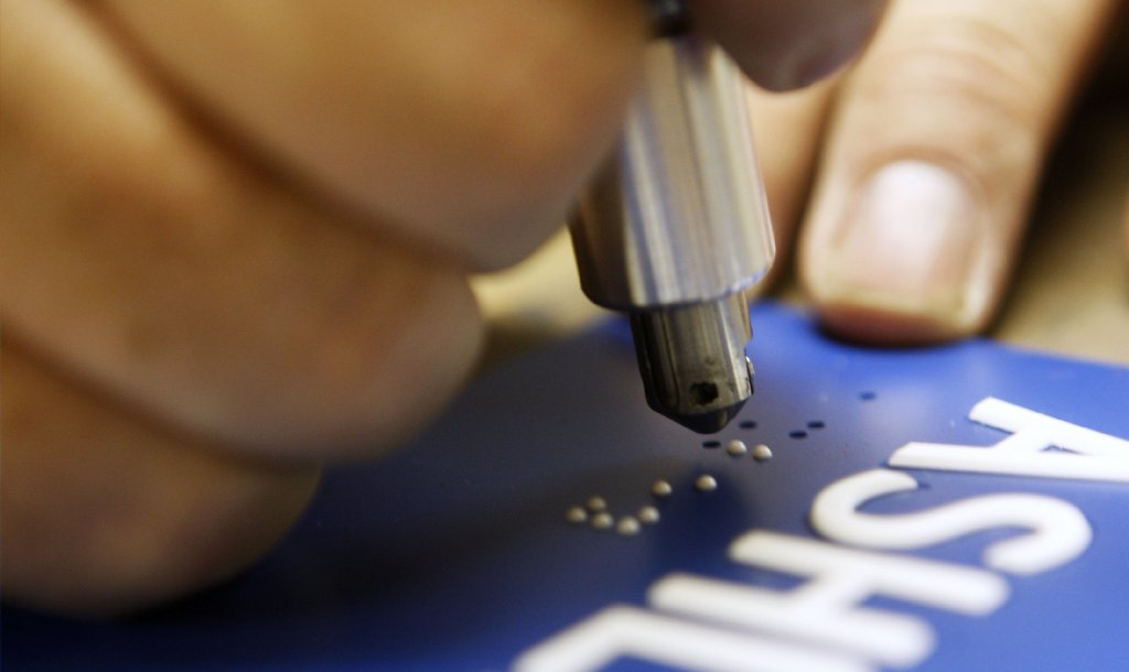 Blog – UV printed Braille signs