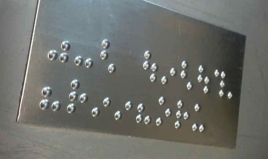 Blog – UV printed Braille signs